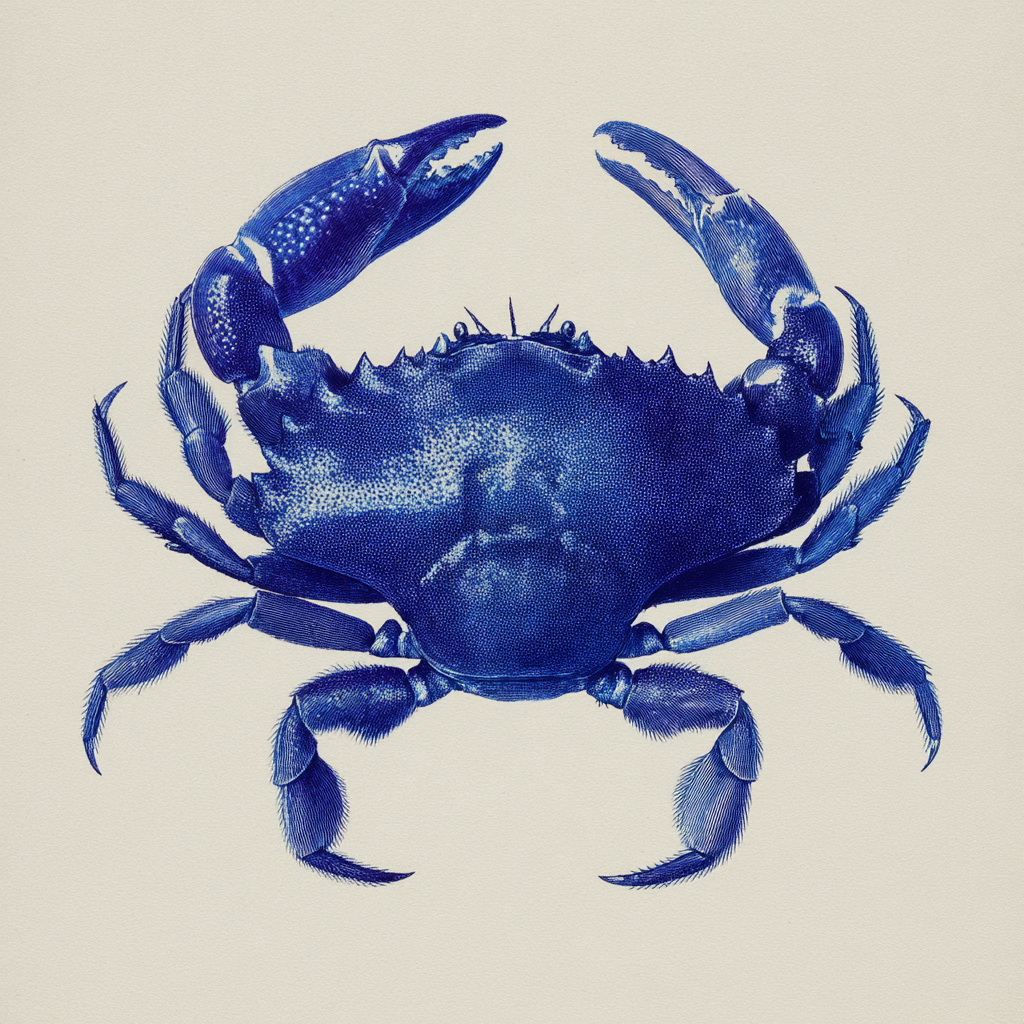 Stylized Crab Illustration Illustration on Lummi