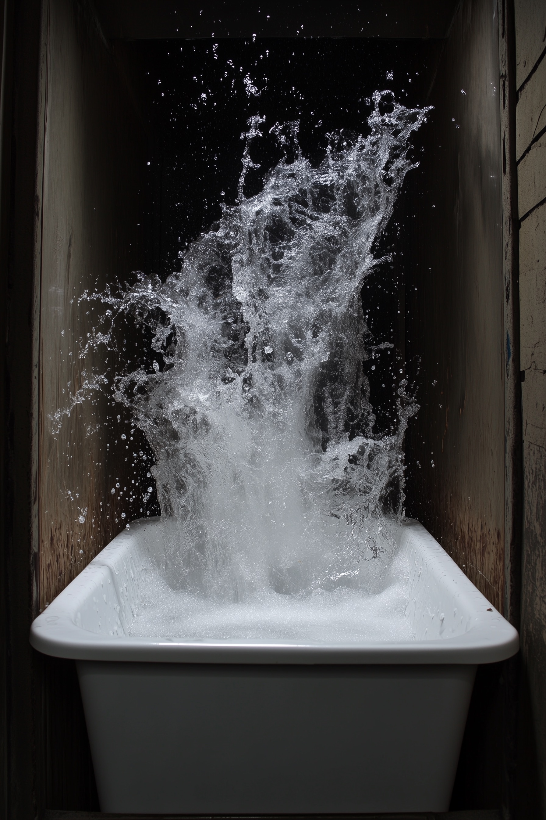 Dramatic Water Splash Photo on Lummi