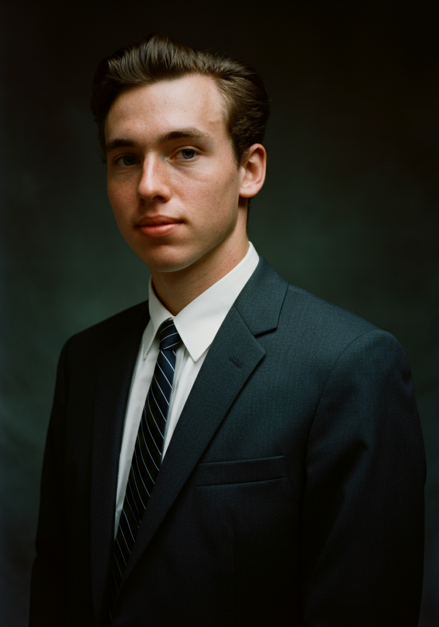 Formal Portrait of a Young Man Photo on Lummi