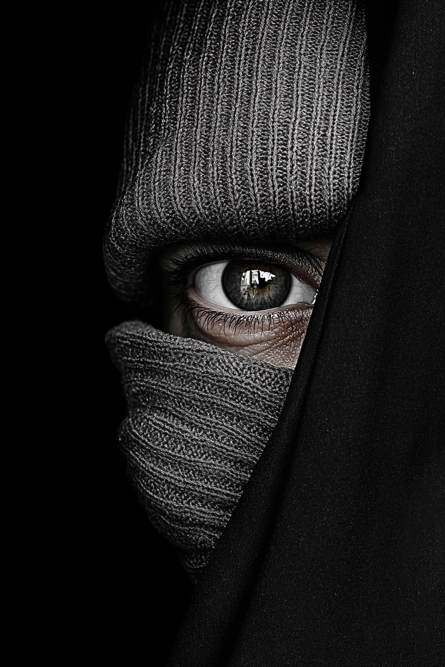 Lummi Photo - Eye in Knitted Fabric