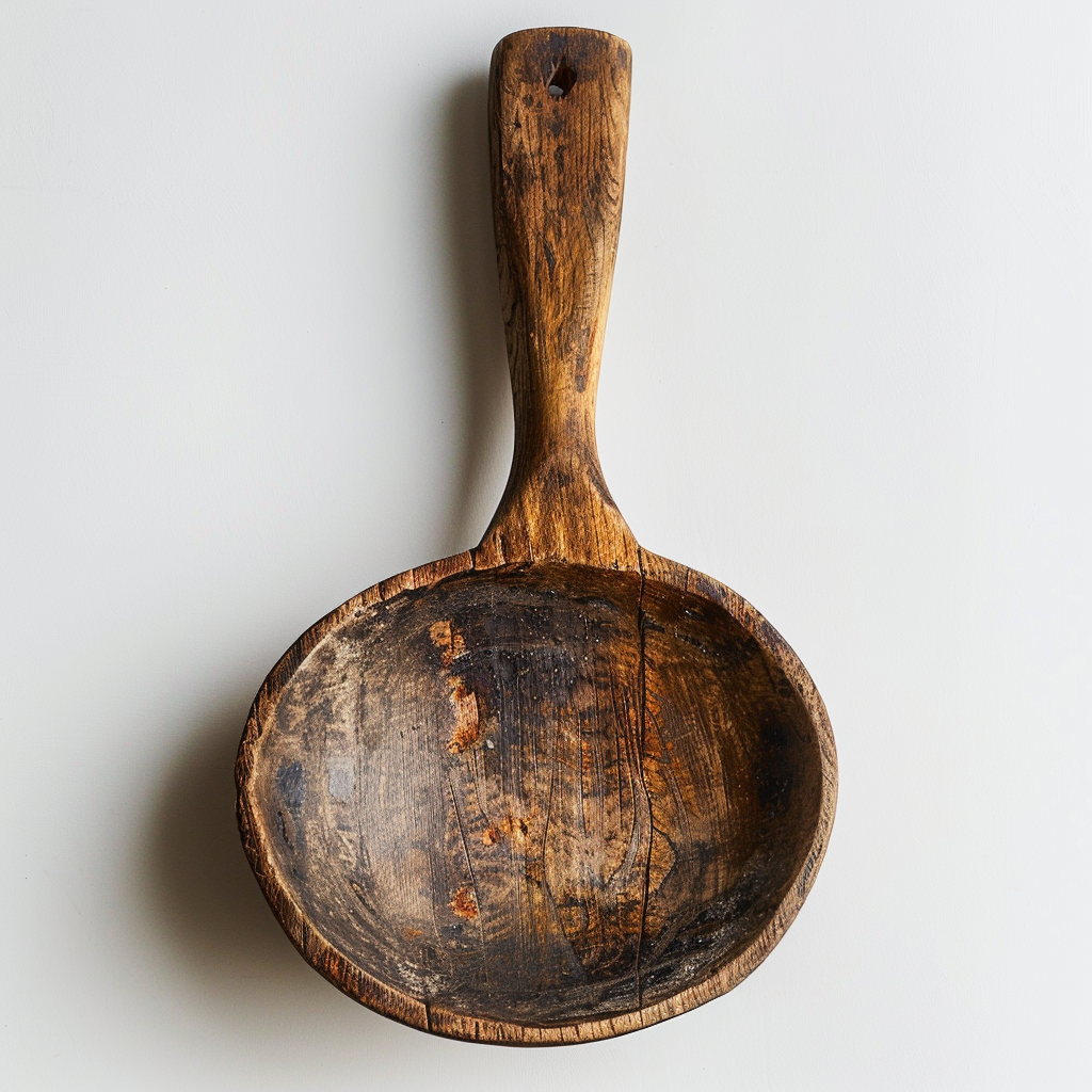 Rustic Wooden Ladle Photo on Lummi