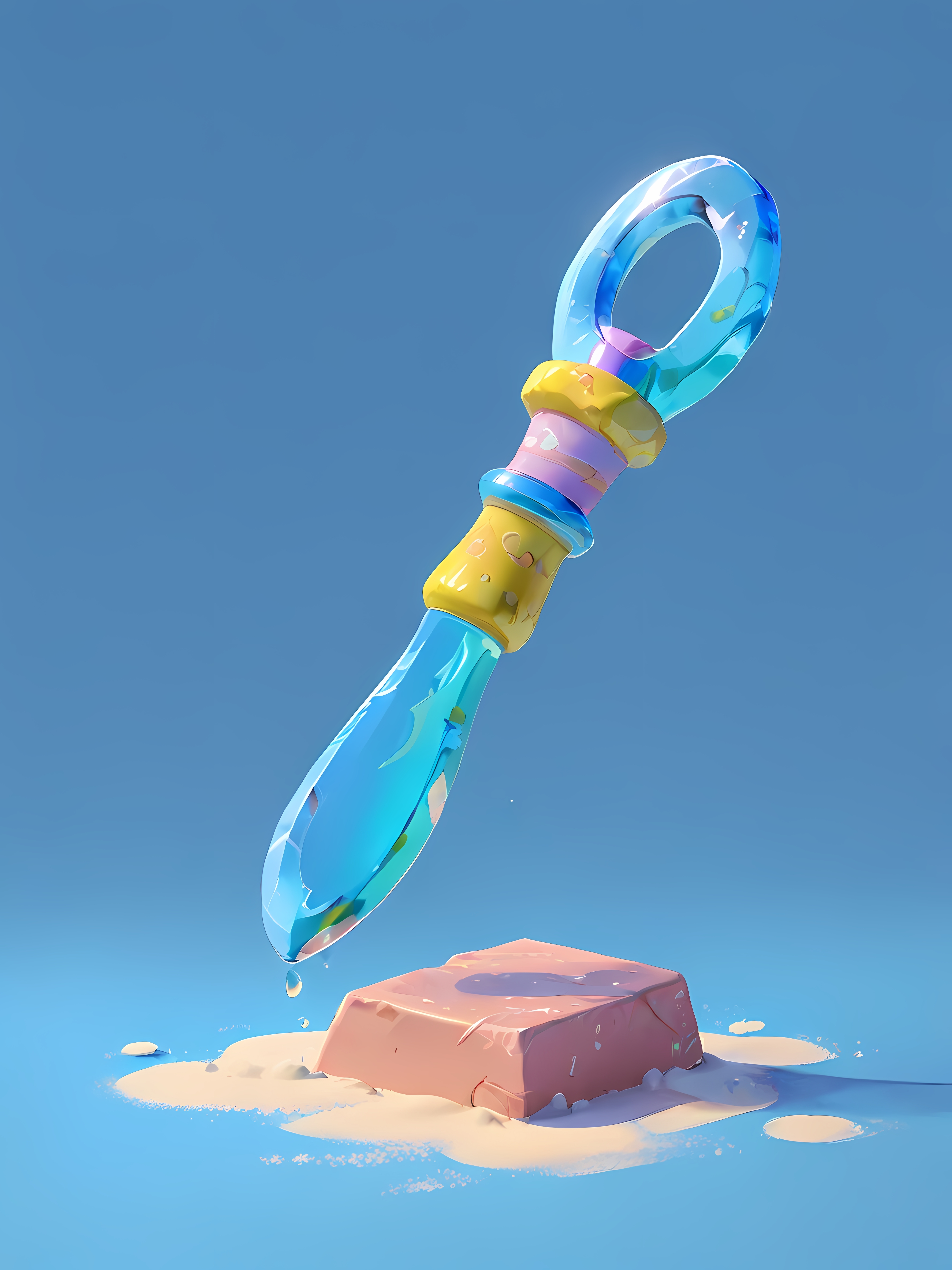 Surreal Dropper Art 3D Image on Lummi