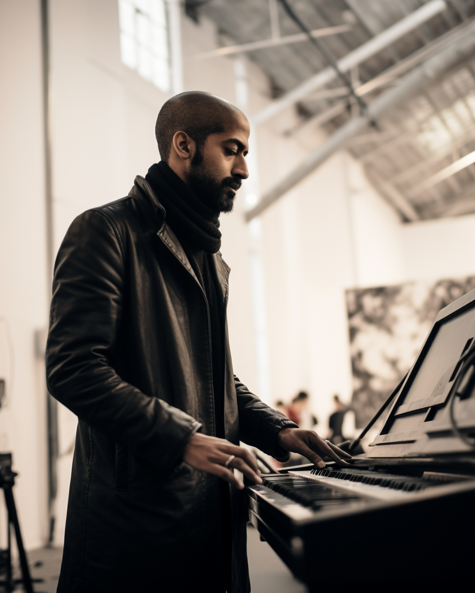 Serenity in Keys: The Pianist's Focus Photo on Lummi