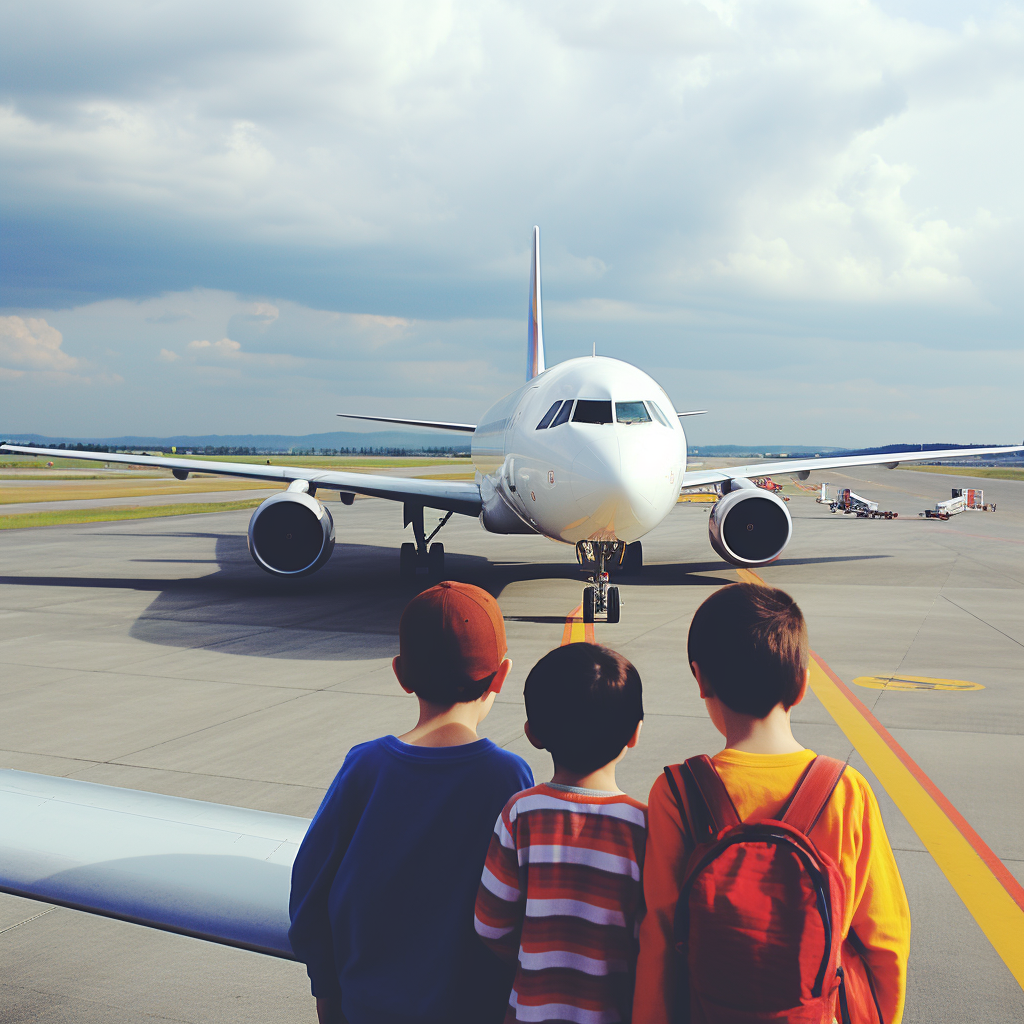 Childhood Wonder at Aviation Photo on Lummi