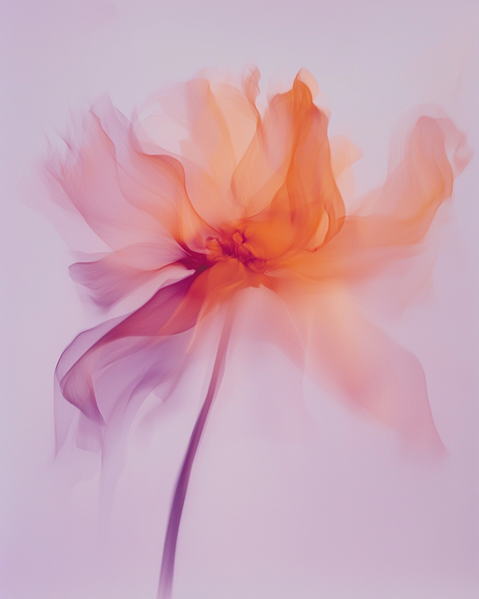 Ethereal Flower Art Illustration on Lummi