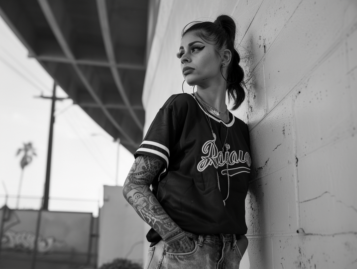 Confident Woman Under Bridge Photo on Lummi