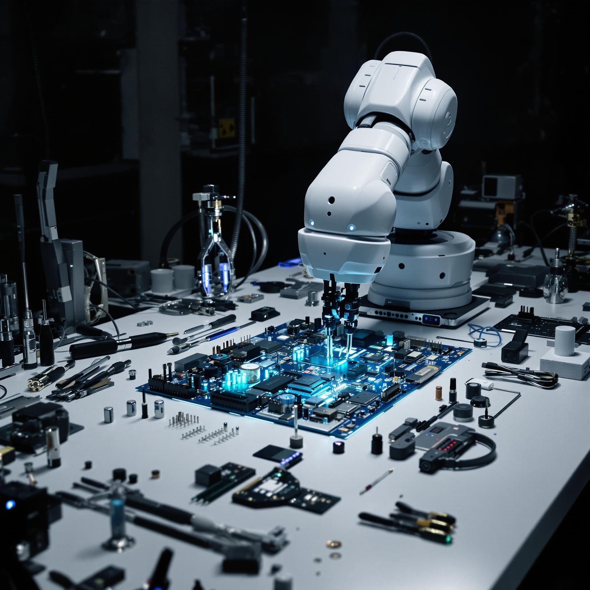 Robotic Arm in Lab Photo on Lummi