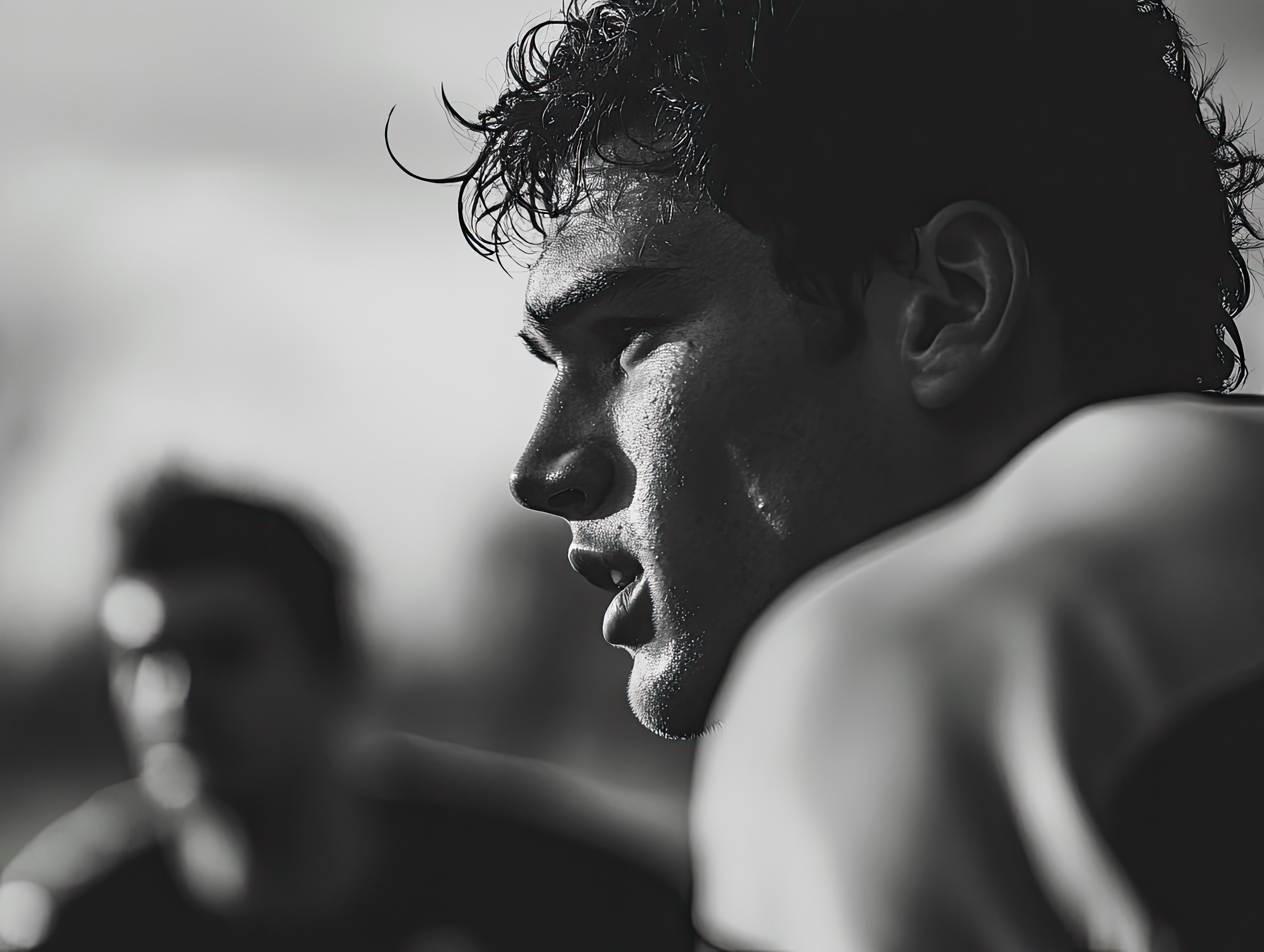Focused Athlete Portrait Photo on Lummi