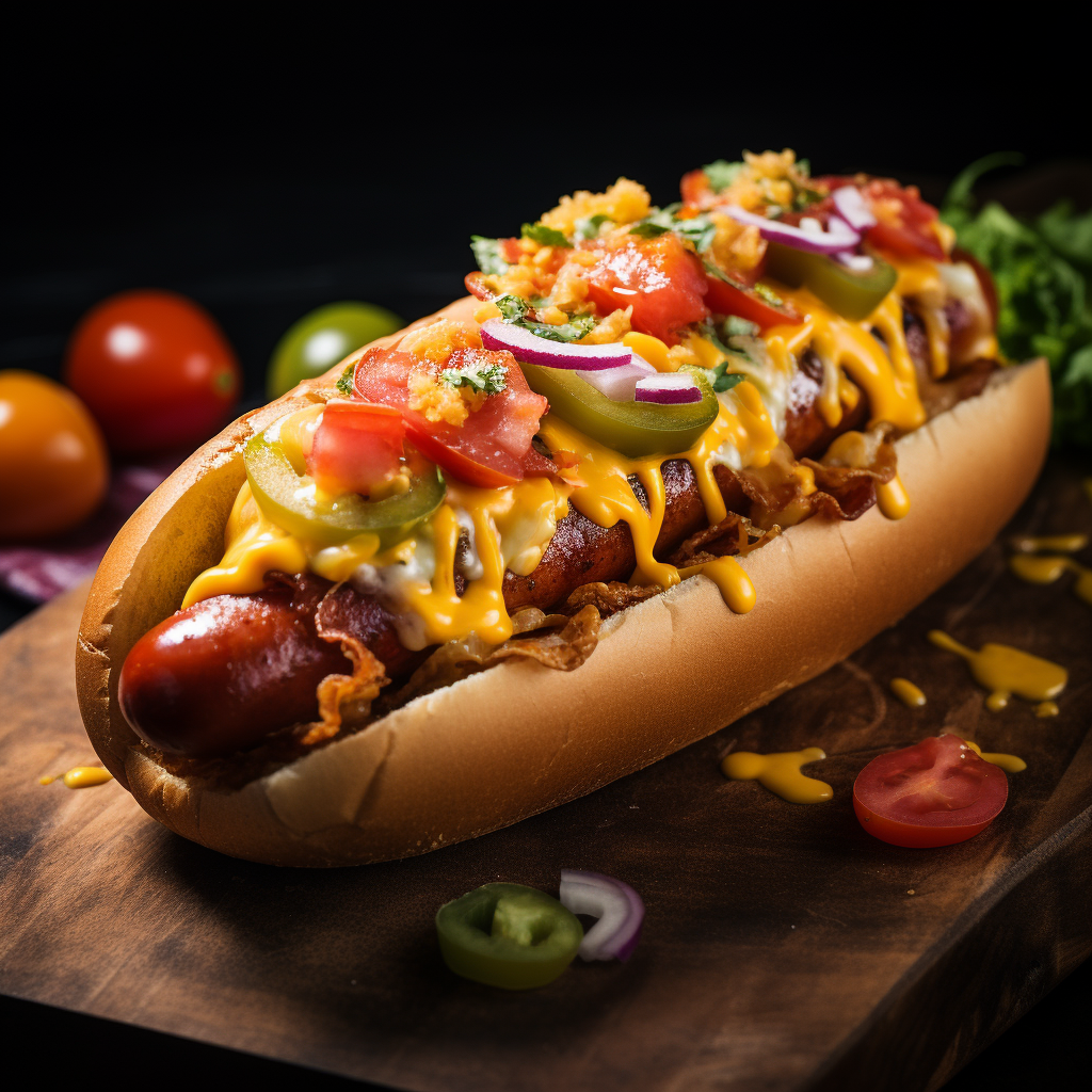 Gourmet Loaded Cheese Dog Photo on Lummi