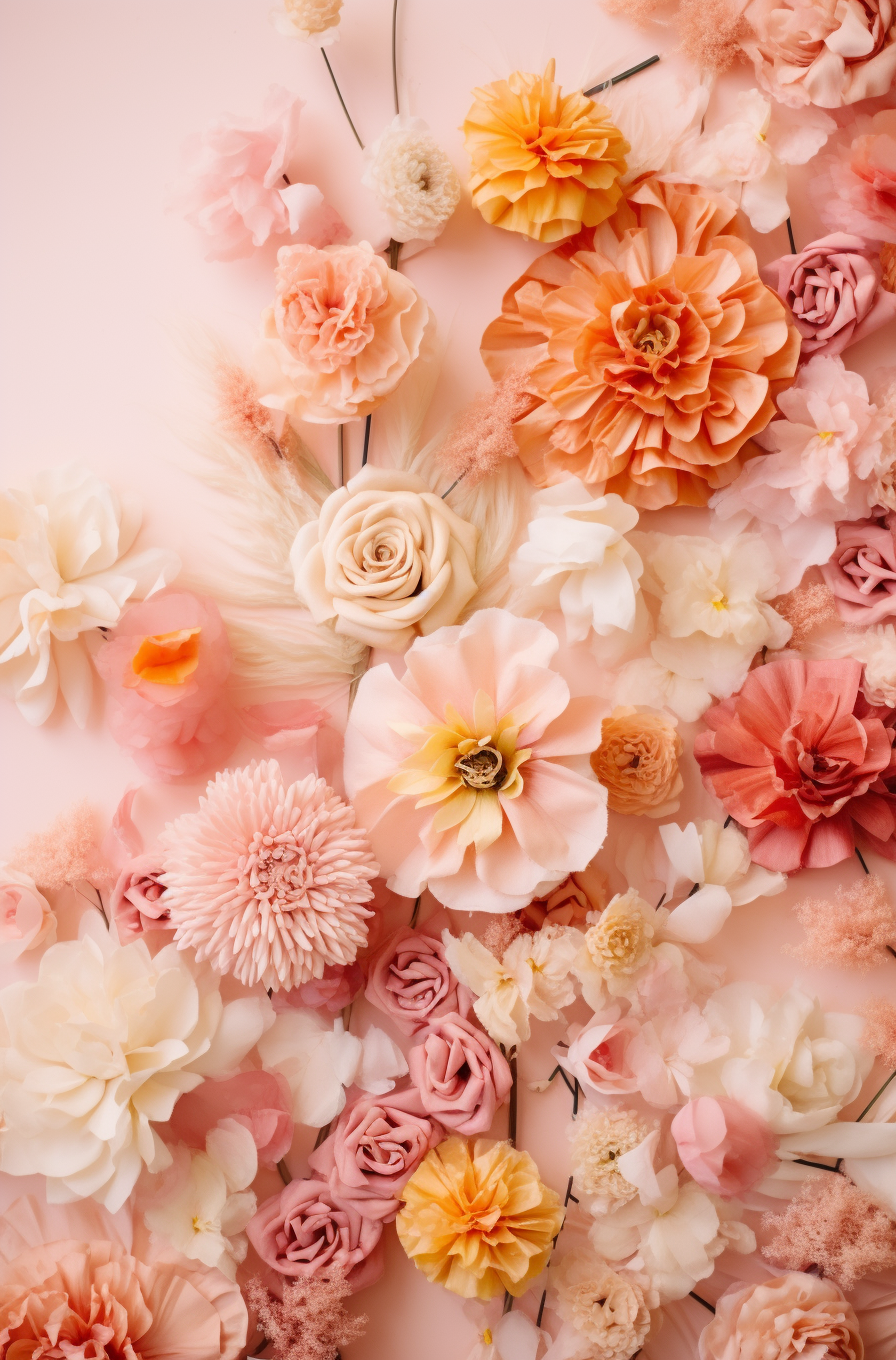 Warm Floral Array Photo on Lummi