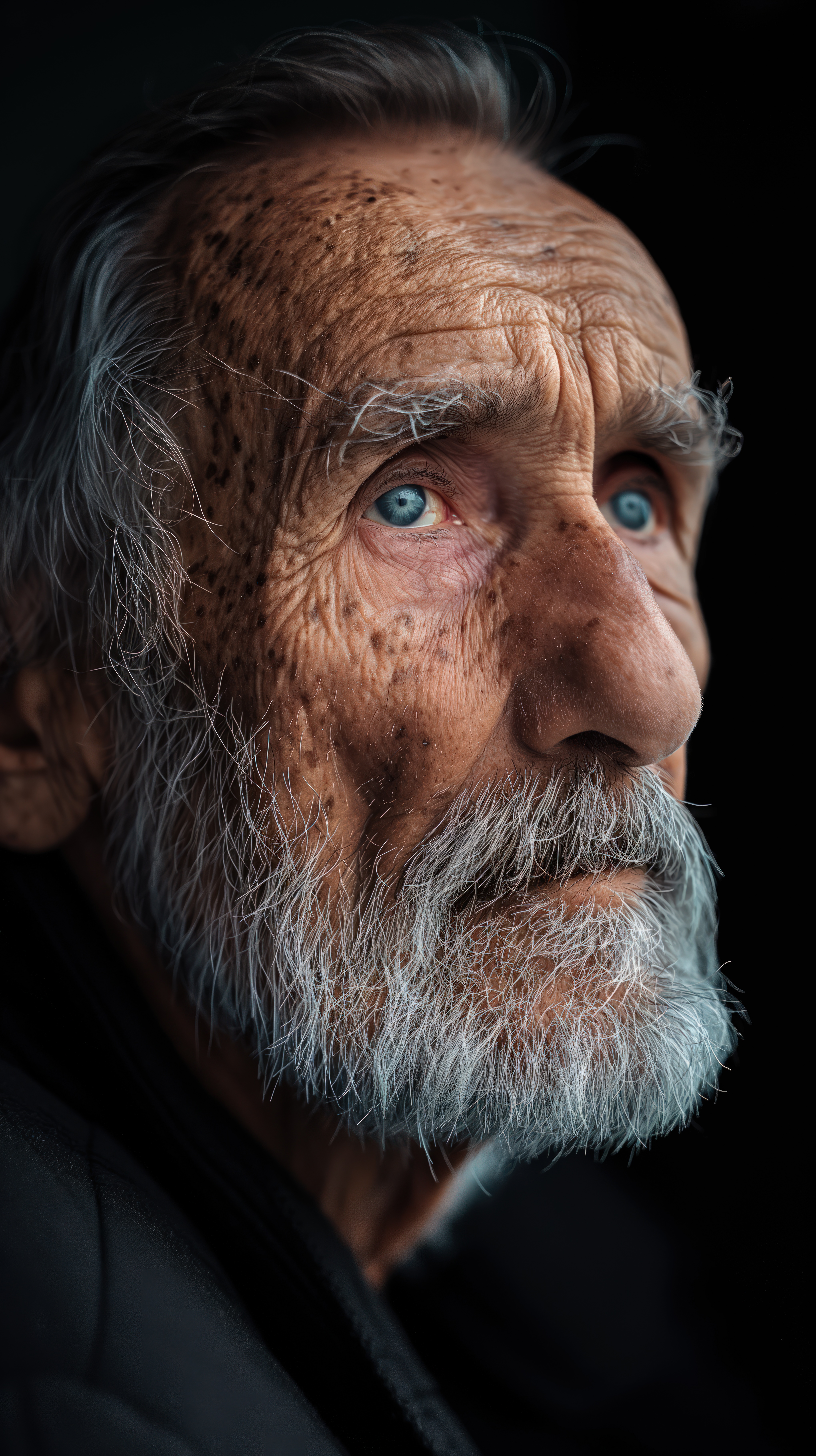 Elderly Man Portrait Photo on Lummi