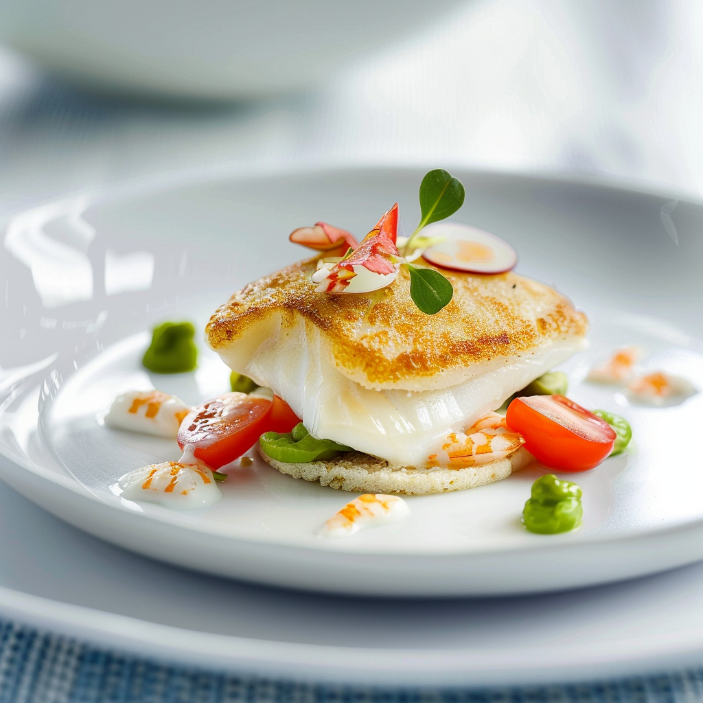 Gourmet Fish Dish Photo on Lummi