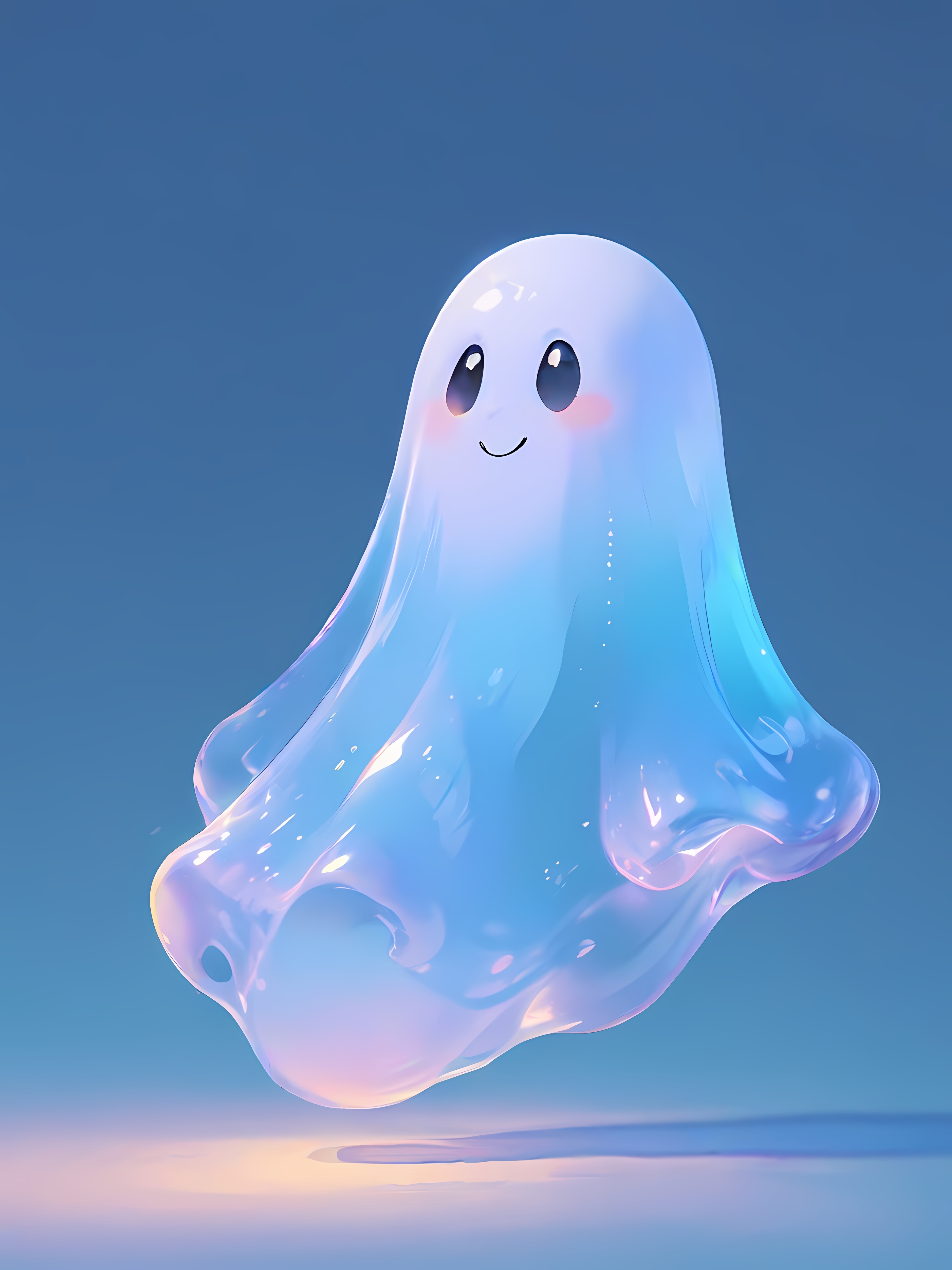 Whimsical Jelly Ghost 3D Image on Lummi