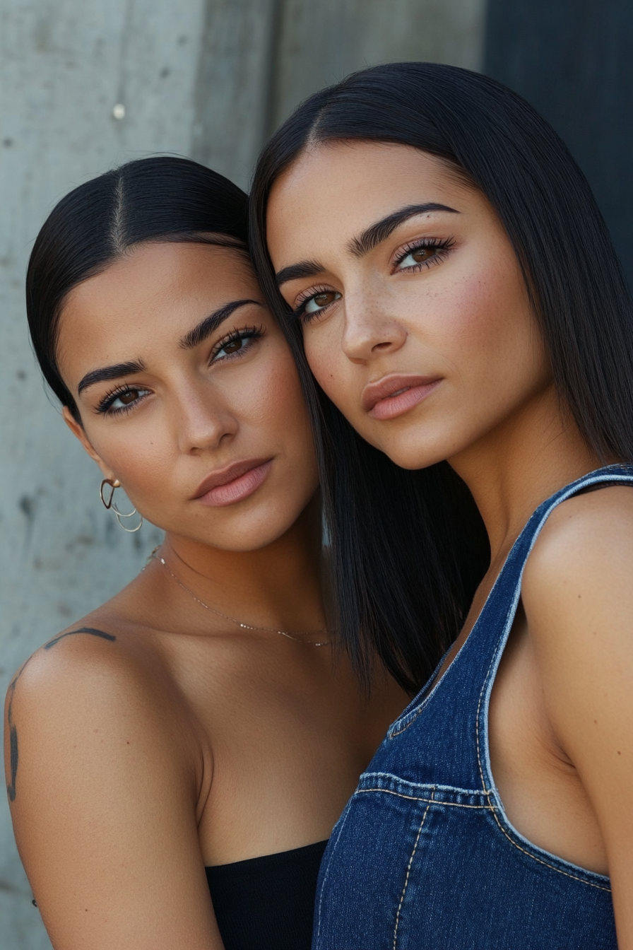 Two Women Posing Photo on Lummi