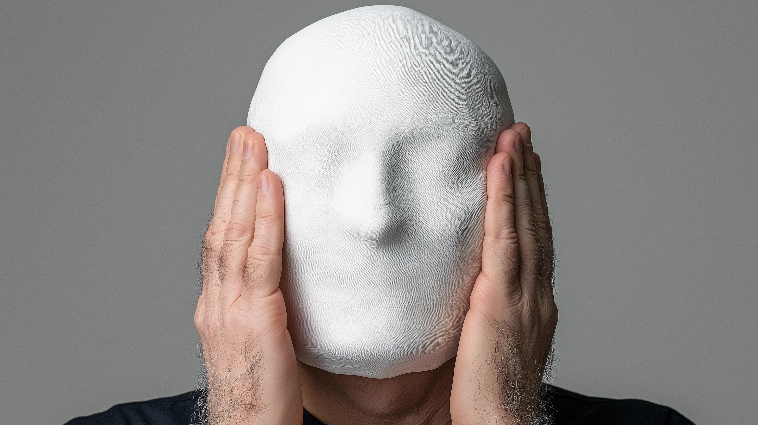 Person with Featureless Mask Photo on Lummi