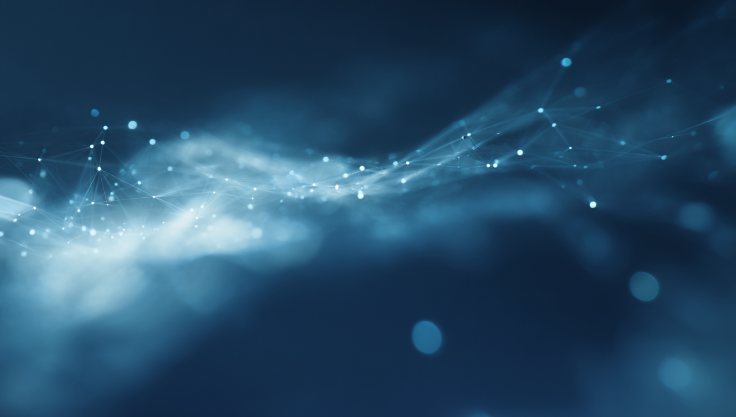 Abstract Neural Network Illustration On Lummi