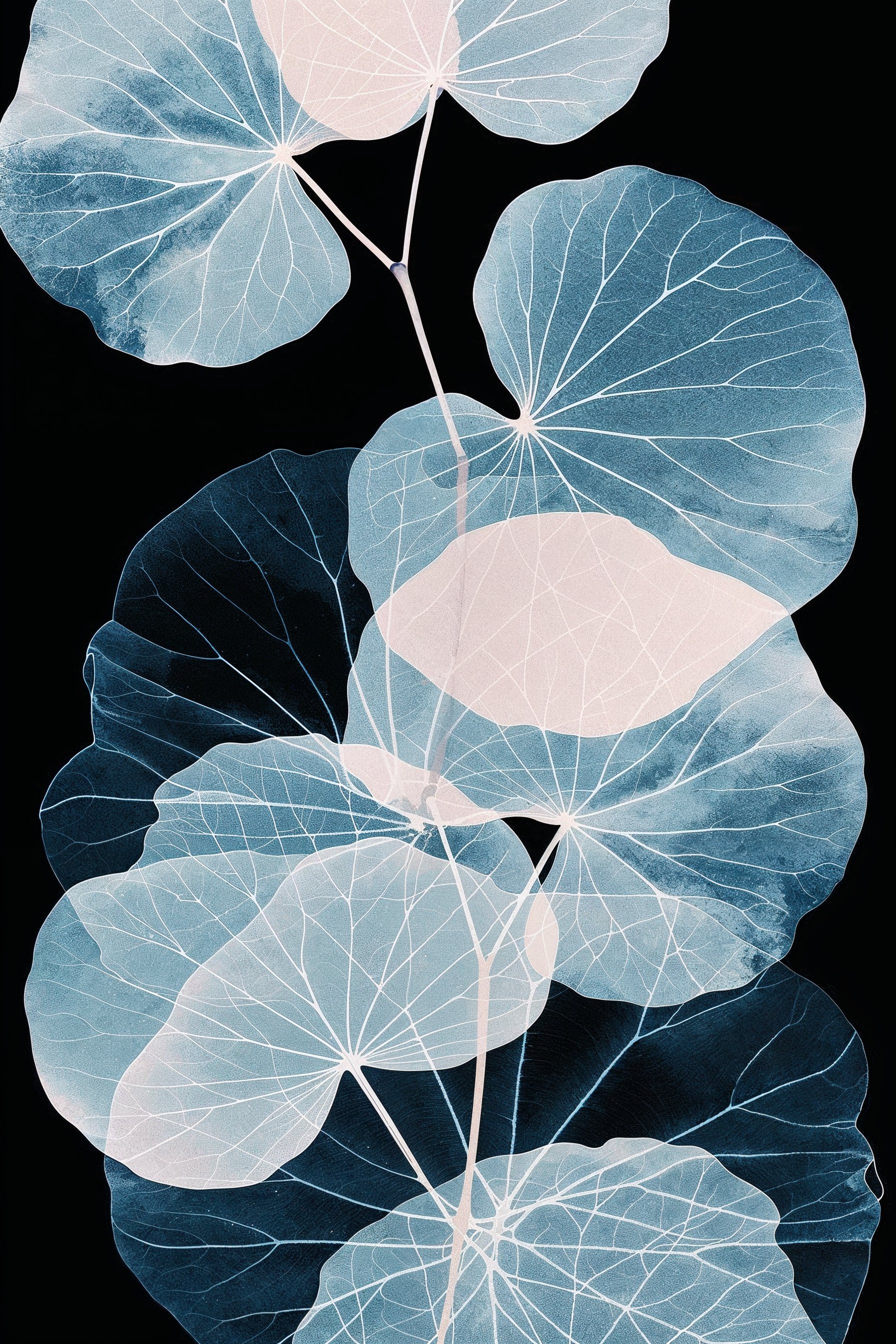 Stylized Leaves Artwork Illustration on Lummi