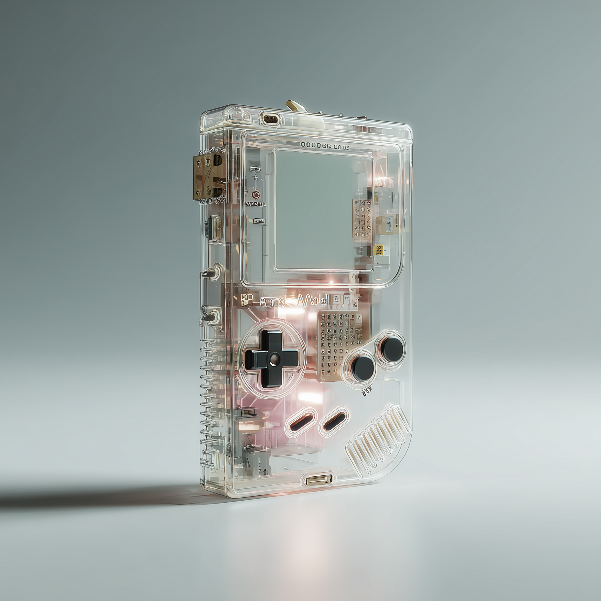 Transparent Gaming Console 3D Image on Lummi