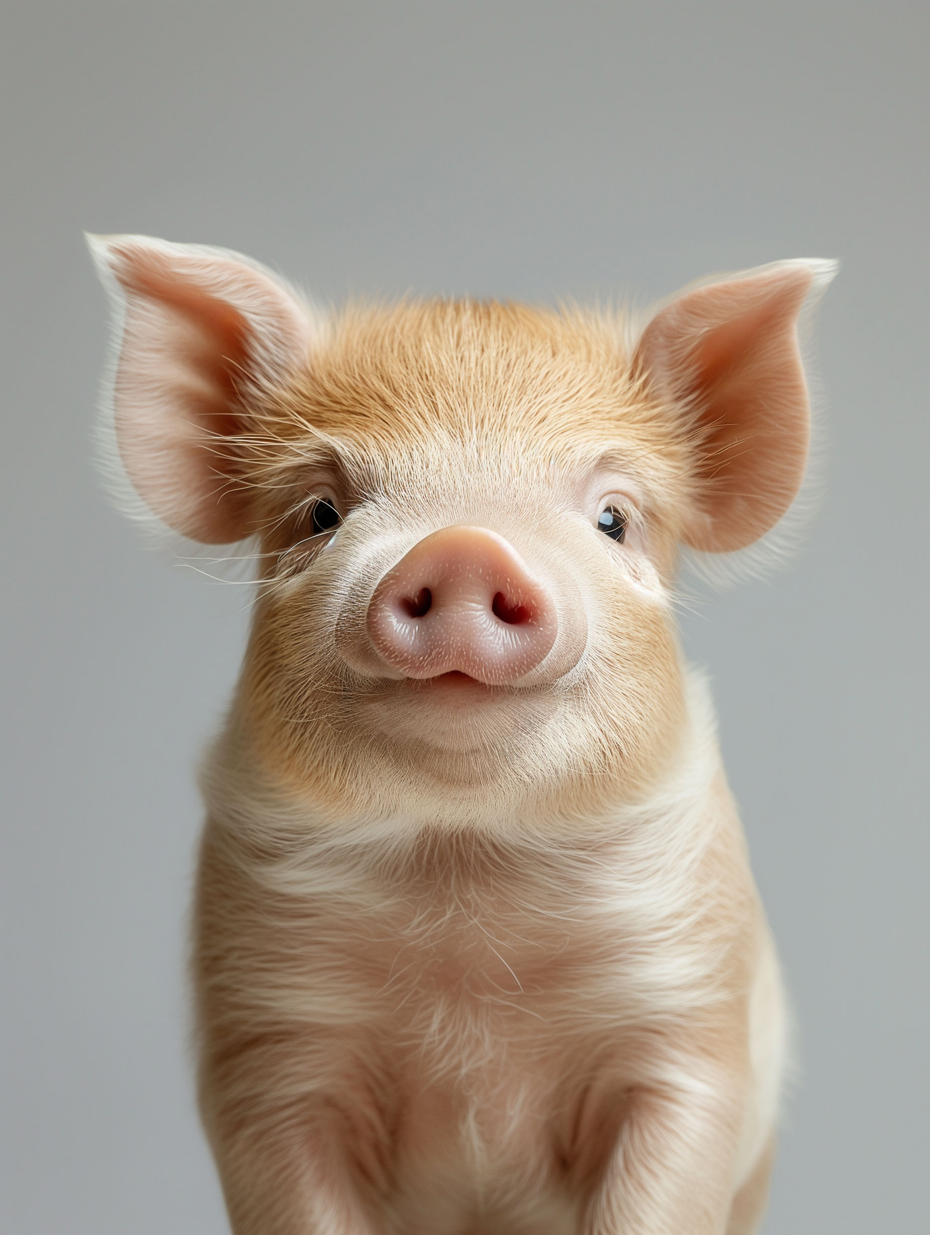 Endearing Piglet Close-Up Photo on Lummi