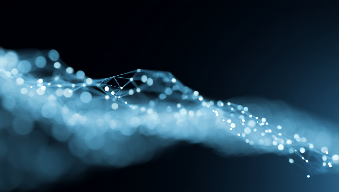 Abstract Data Network Illustration On Lummi