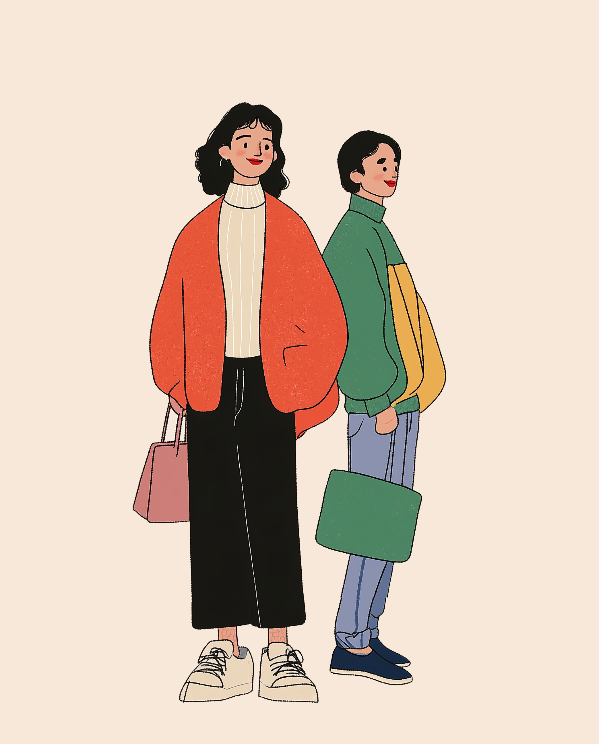 Lummi Illustration - Stylized Cartoon Characters