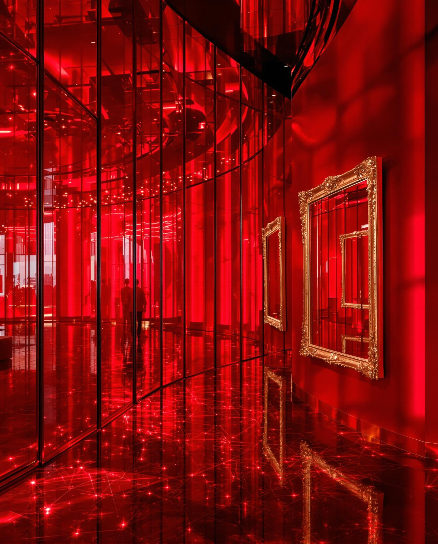 Gleaming Red Interiors Photo on Lummi