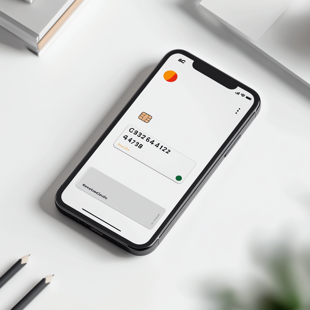 Digital Credit Card on Smartphone Photo on Lummi