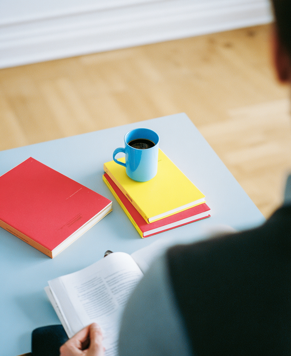 Reading Scene with Books Photo on Lummi