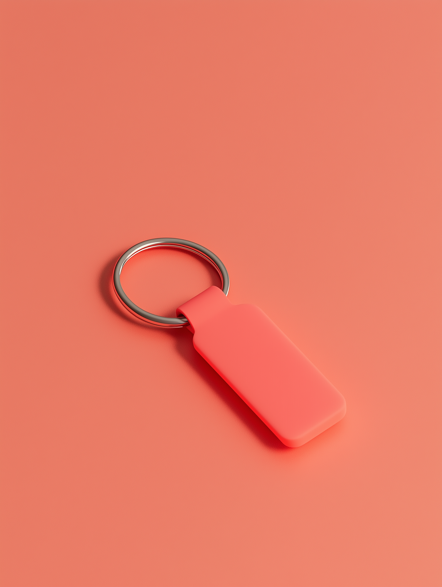 Lummi 3D - Red Avocado-Shaped Key Tag