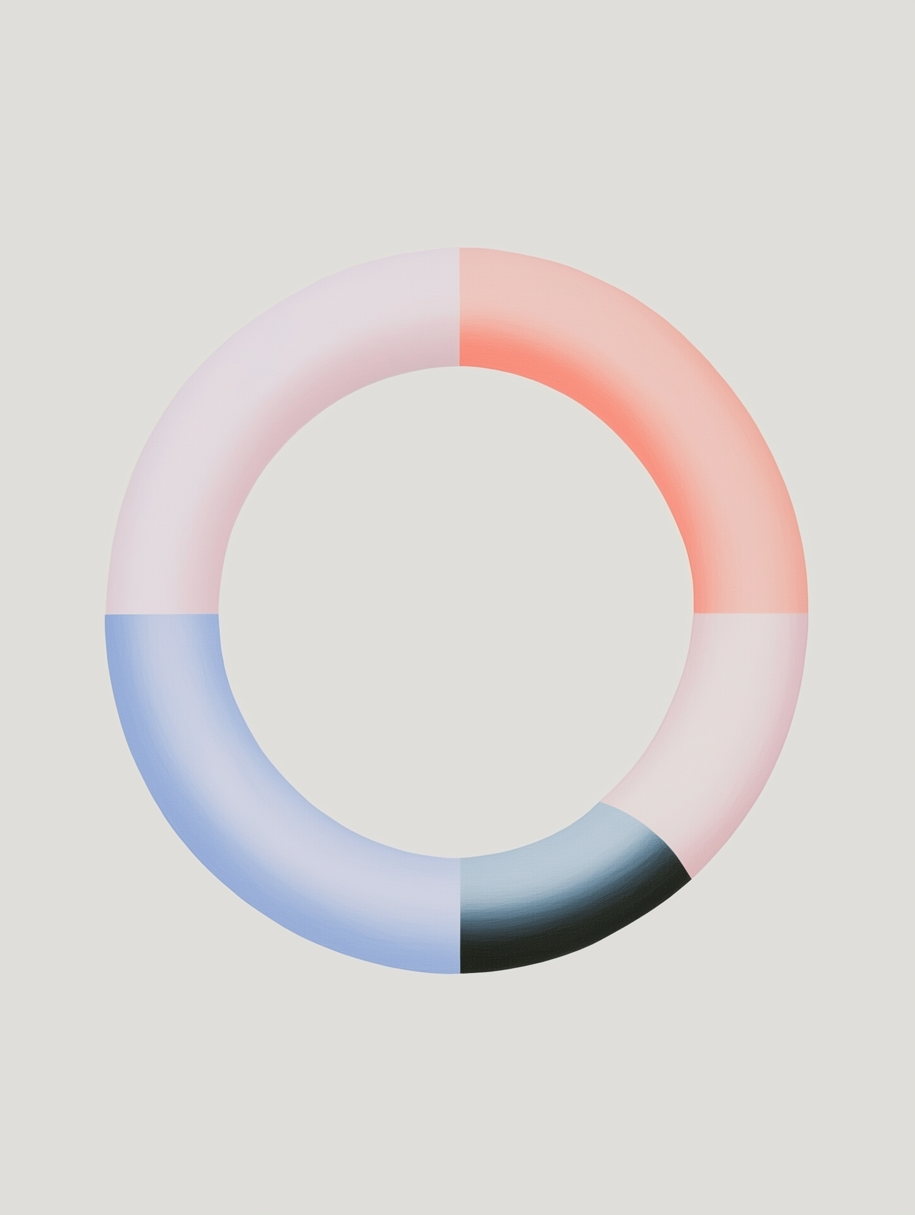 Minimalist Pastel Ring Illustration on Lummi