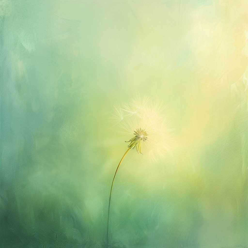 Ethereal Dandelion in Dispersion Photo on Lummi