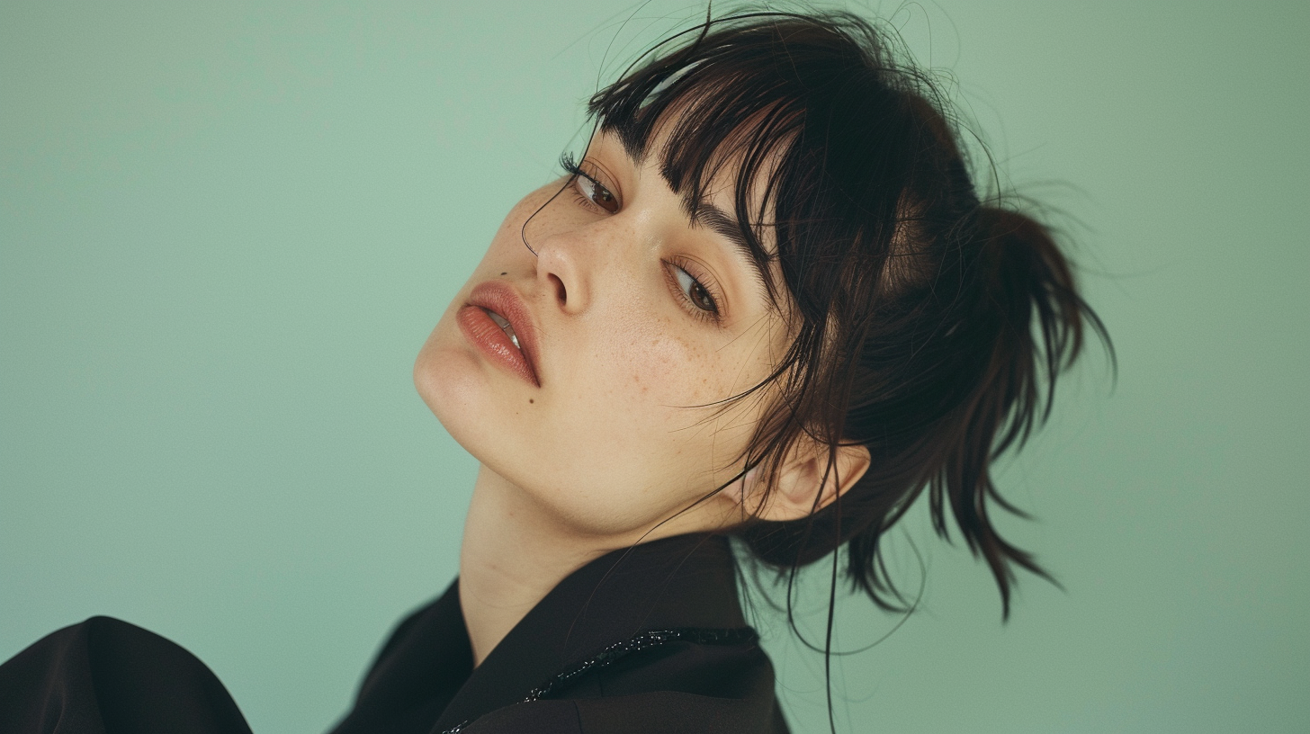 Introspective Portrait of a Young Woman Photo on Lummi