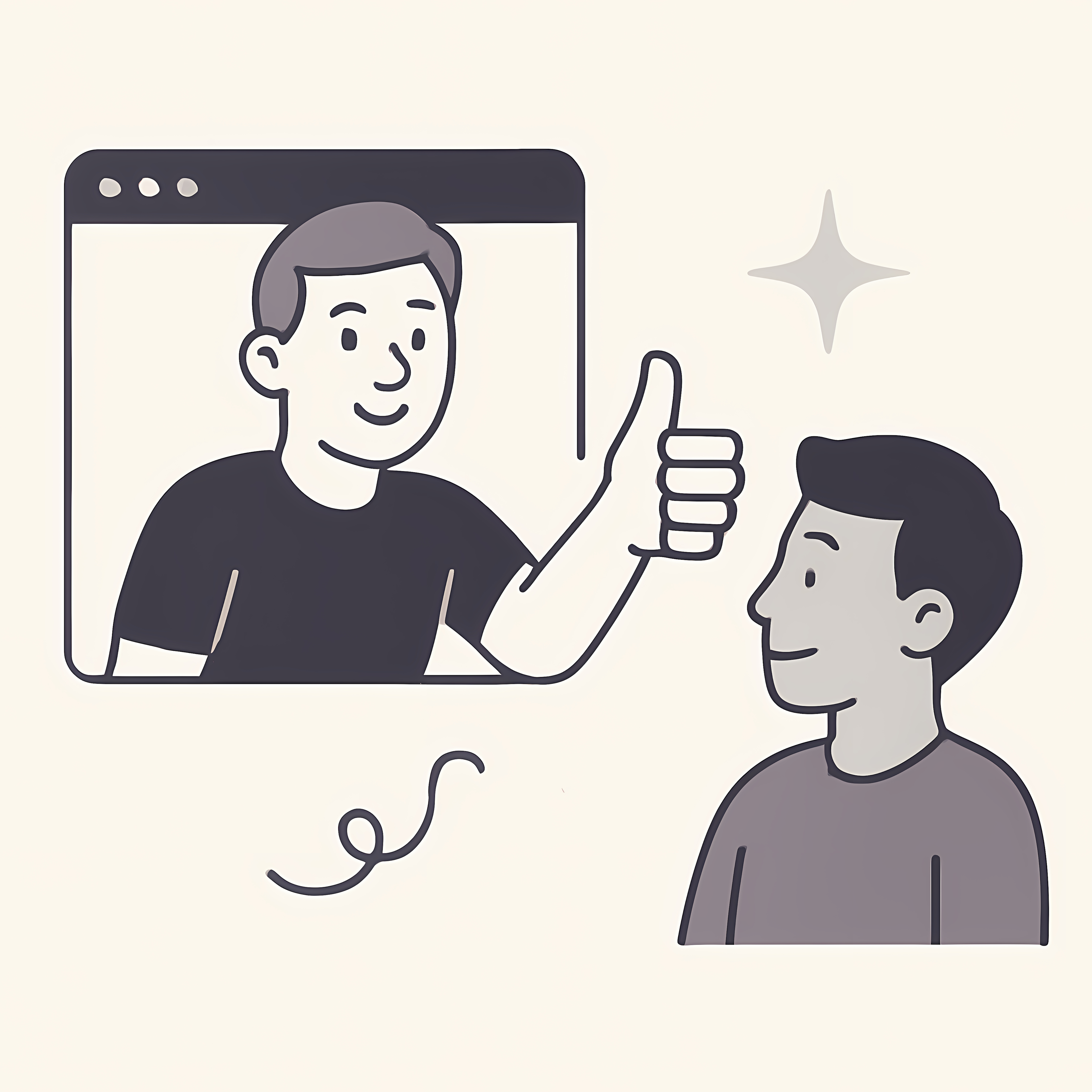 Digital Interaction Art Illustration on Lummi