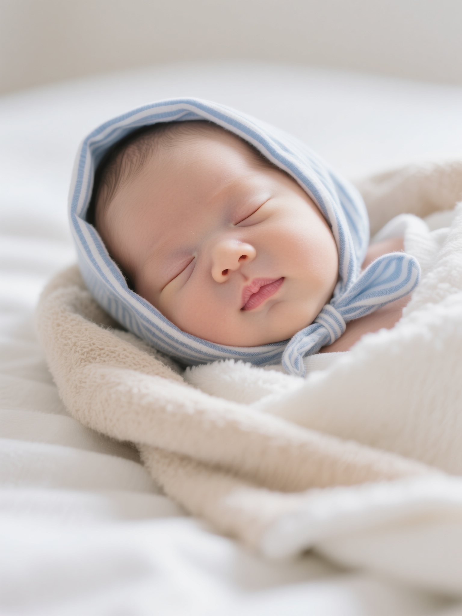 Sleeping Baby Portrait Photo on Lummi