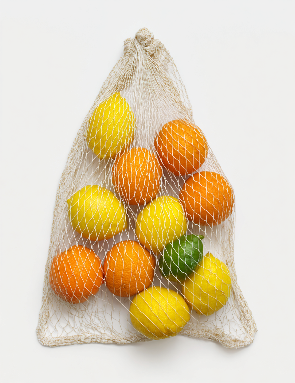 Citrus Fruits in Mesh Bag Photo on Lummi