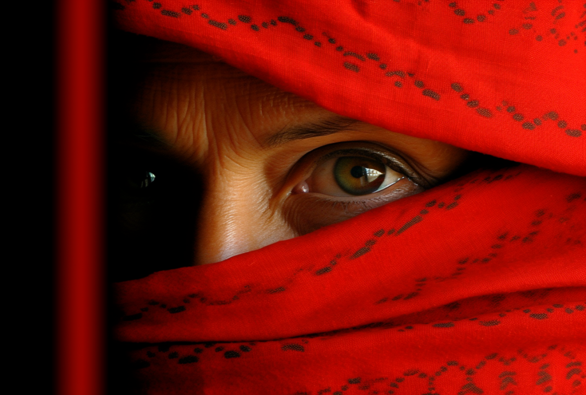 Lummi Photo - Veiled Gaze