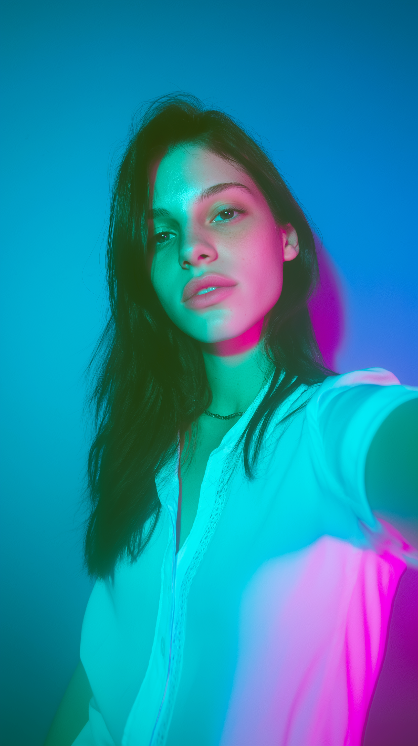 Colorful Selfie Portrait Photo on Lummi
