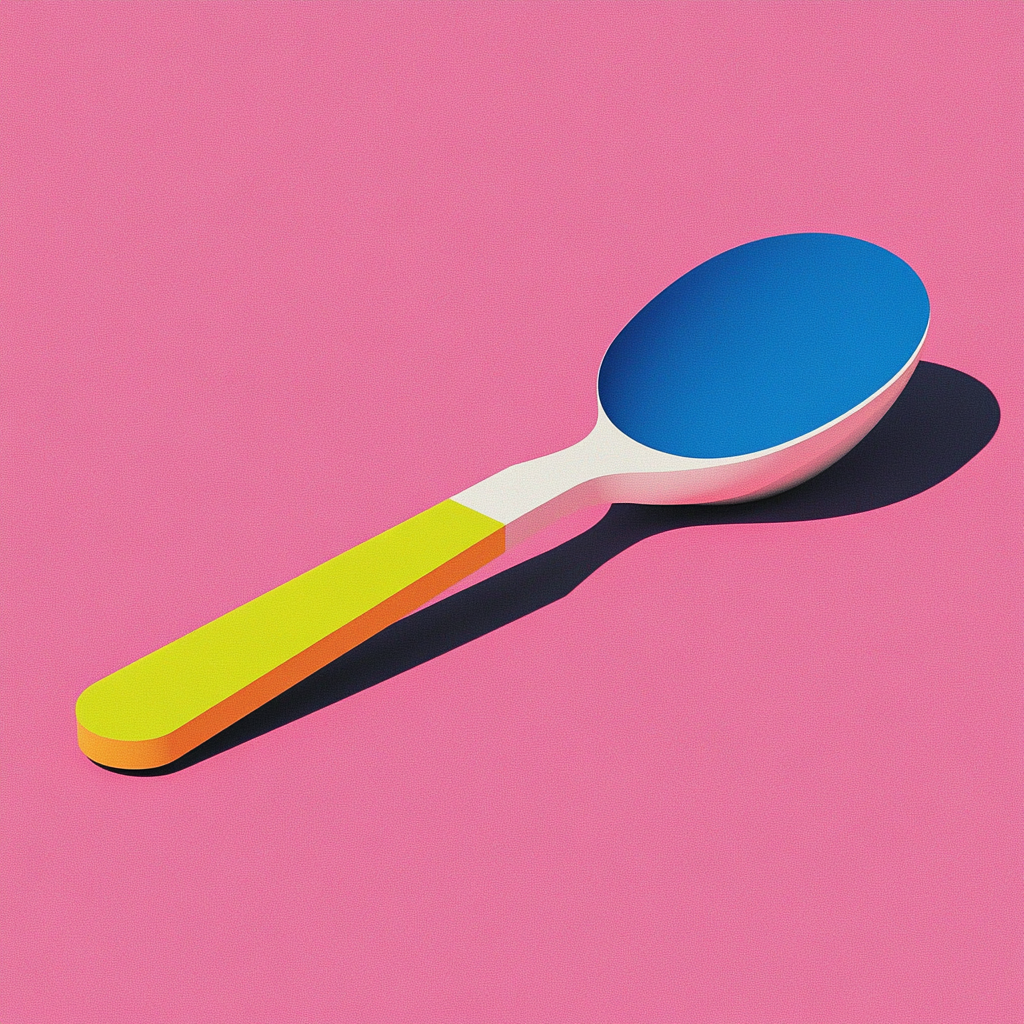 Lummi 3D - Modern Spoon Illustration