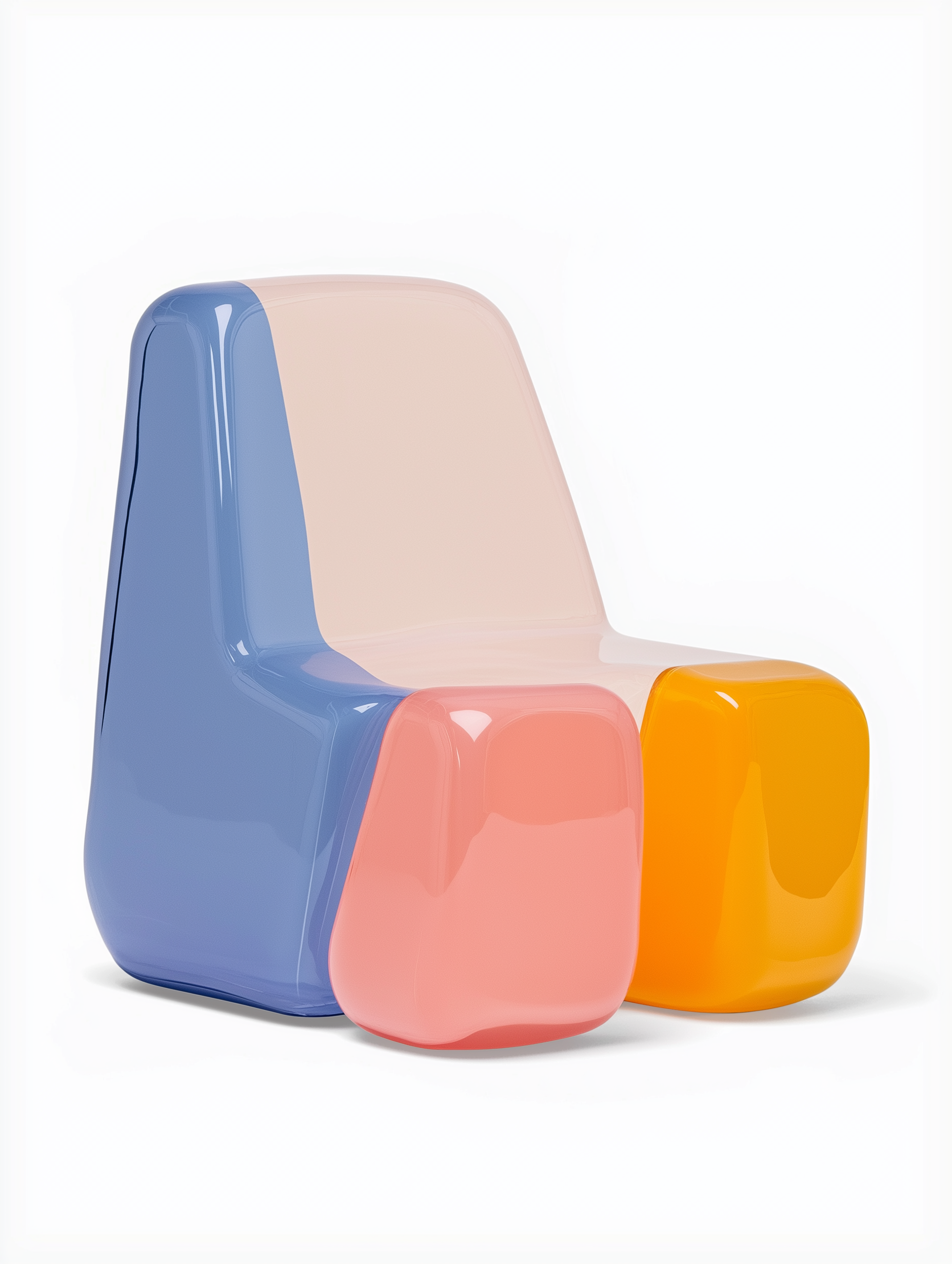 Modern Abstract Chair 3D Image on Lummi