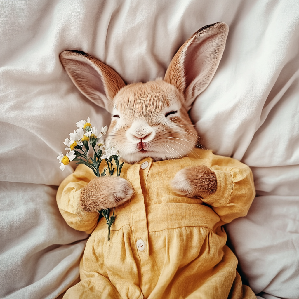 Rabbit in Yellow Outfit Photo on Lummi