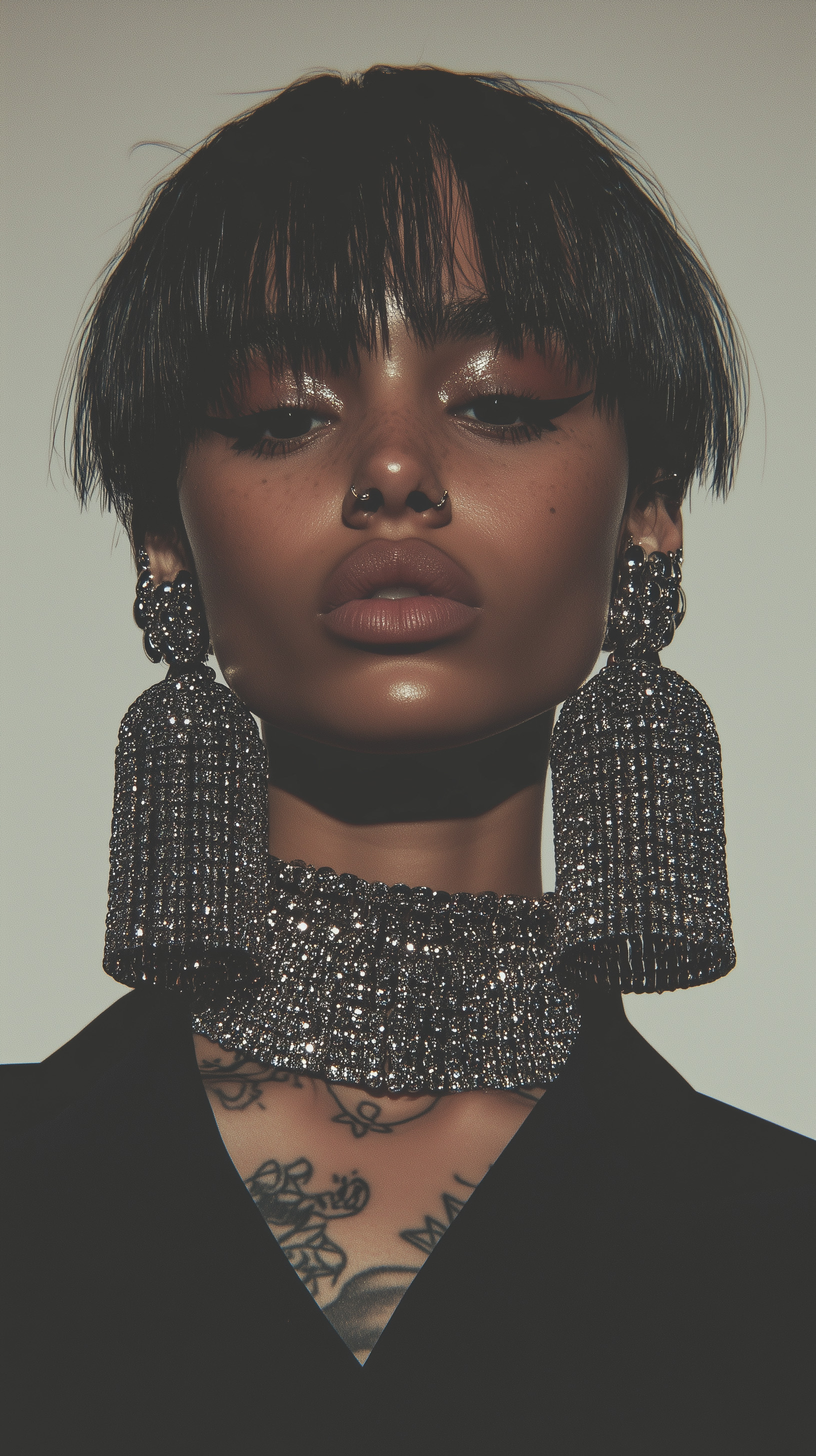 Edgy Portrait of Woman Photo on Lummi