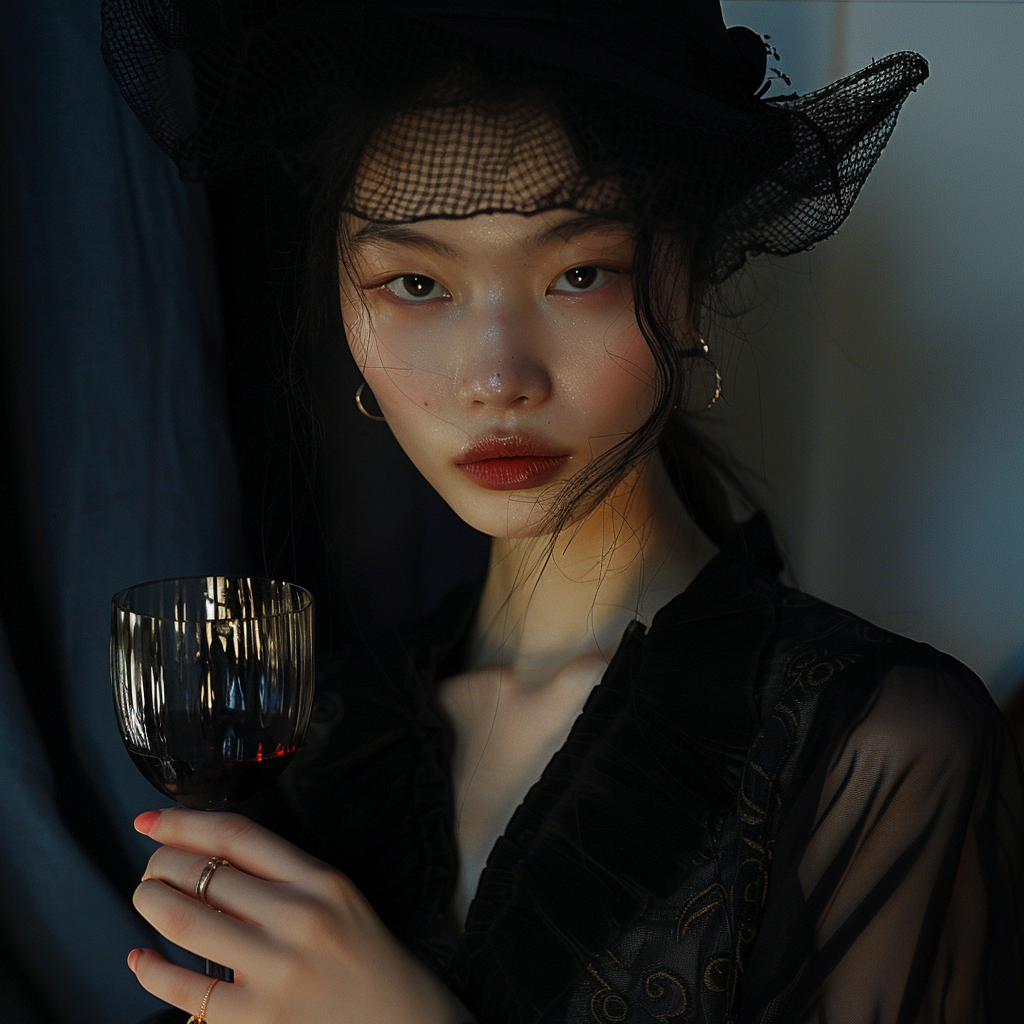 Elegant Woman Portrait Photo on Lummi