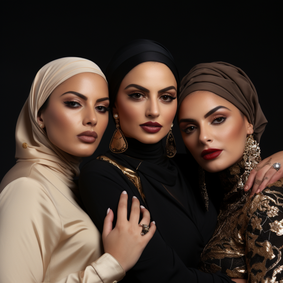 Elegant Trio in Harmonious Hues Photo on Lummi