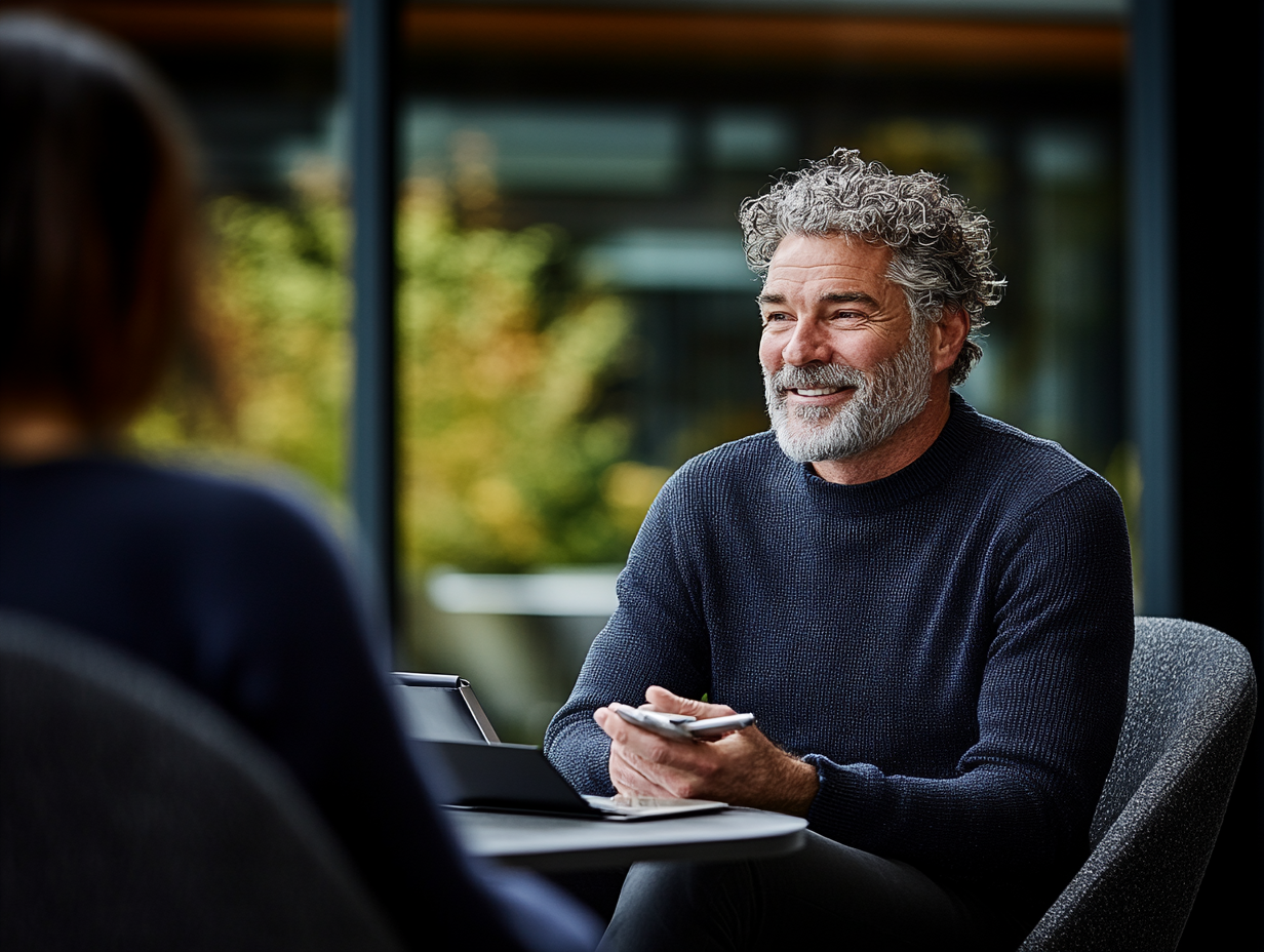 Warm Conversation Photo on Lummi