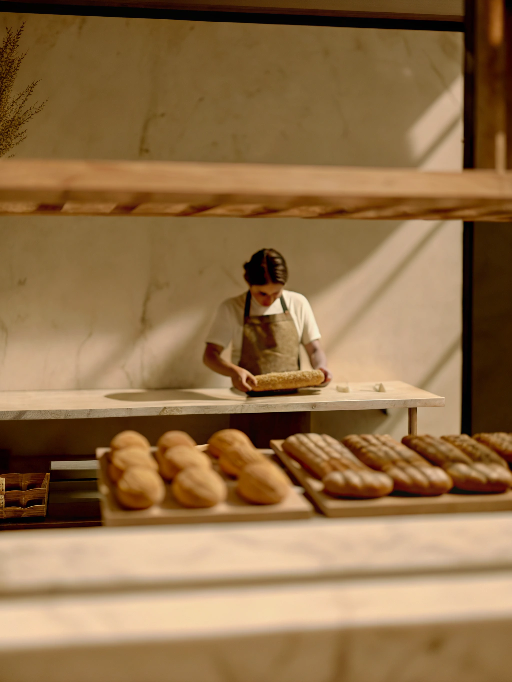 Rustic Bakery Scene Photo on Lummi