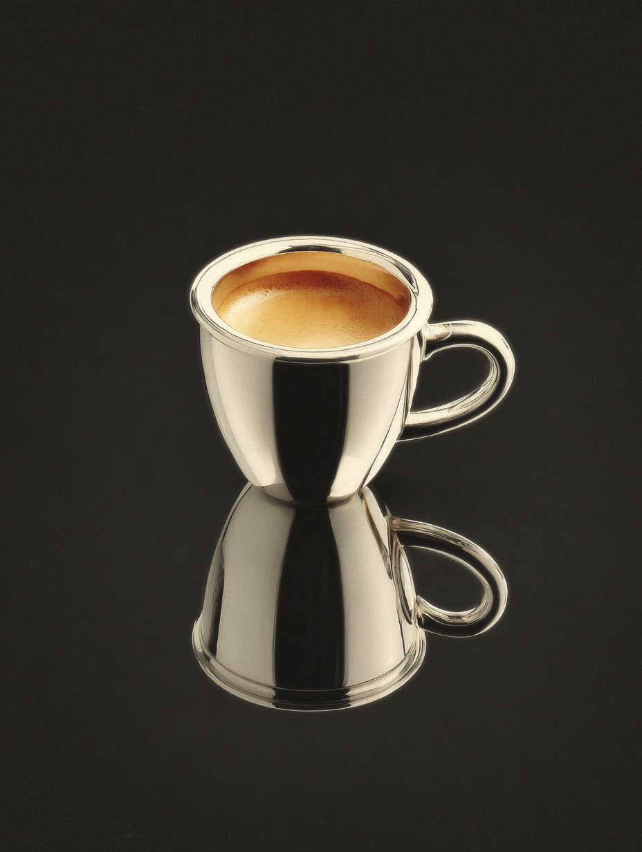 Reflective Espresso Cup Photo on Lummi
