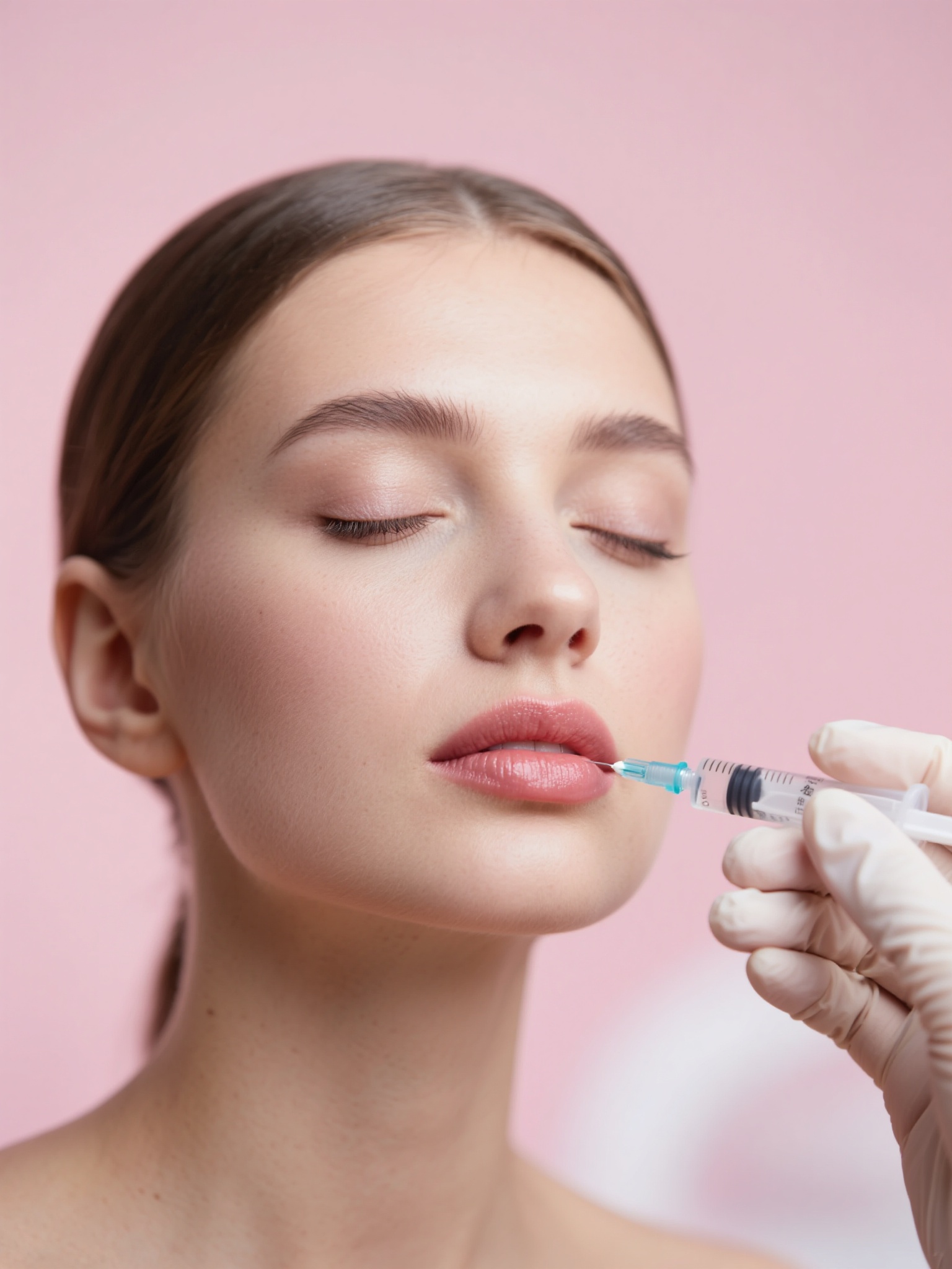 Cosmetic Lip Injection Photo on Lummi