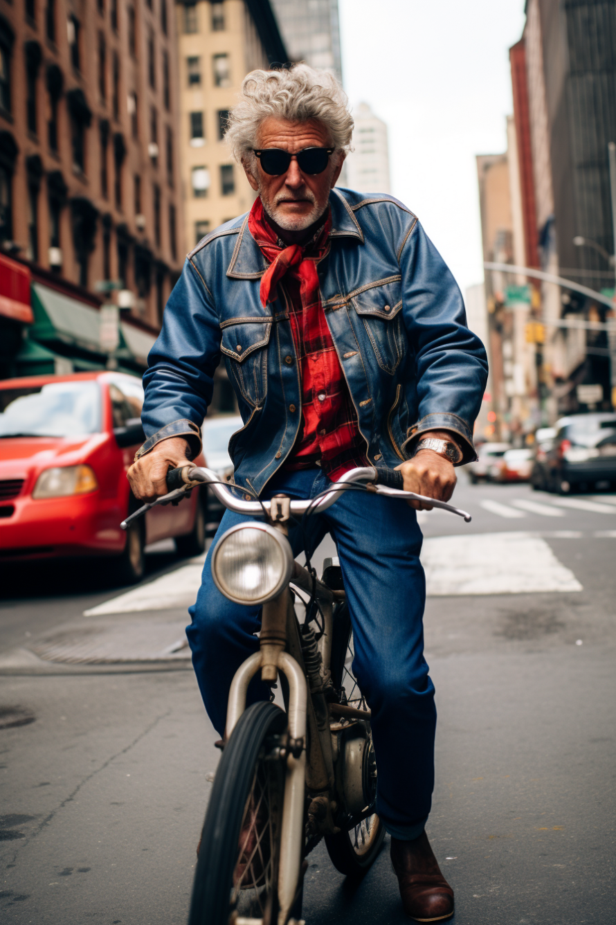 Urban Retro Rider Photo on Lummi