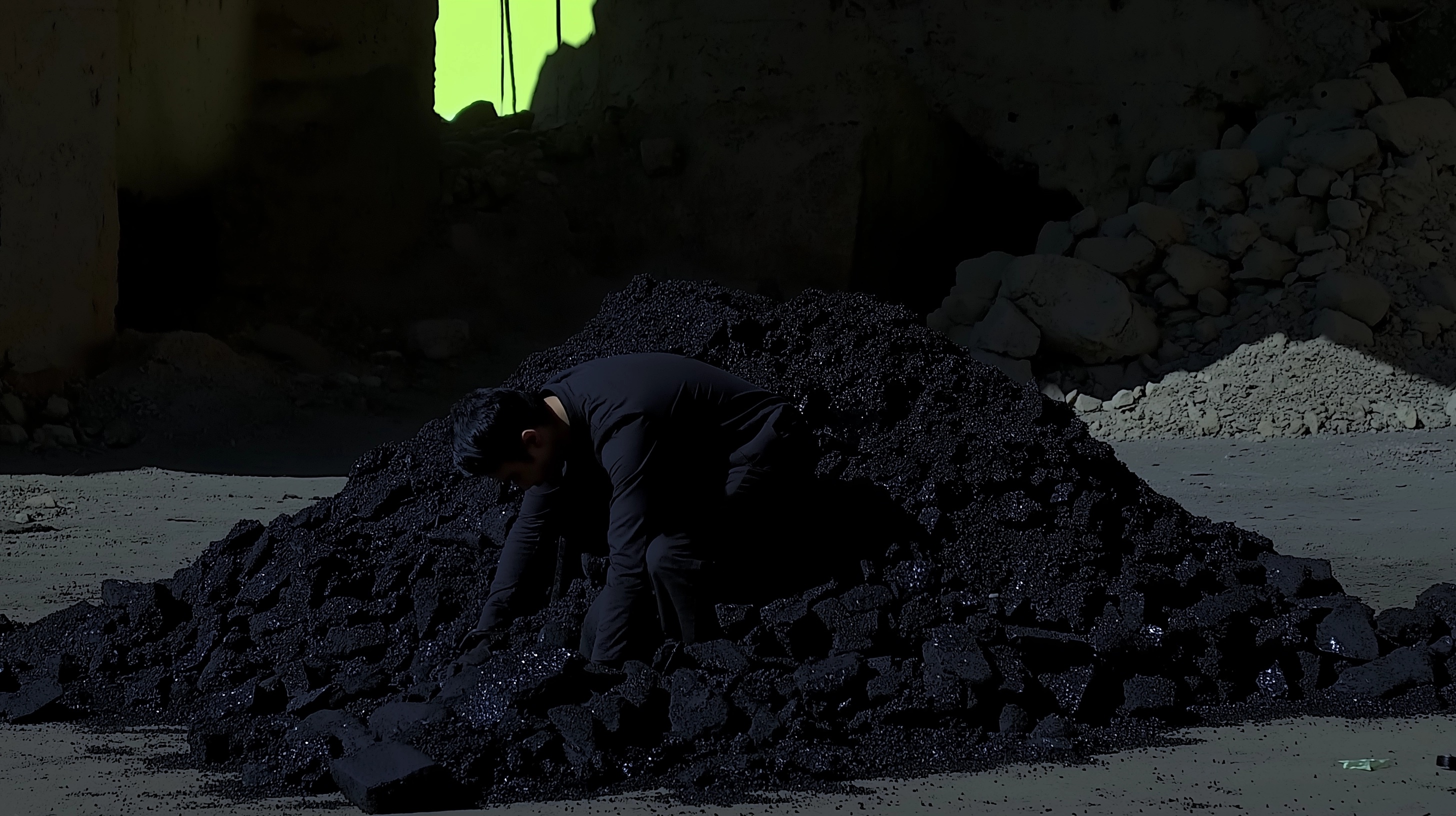 Industrial Labor Scene Photo on Lummi