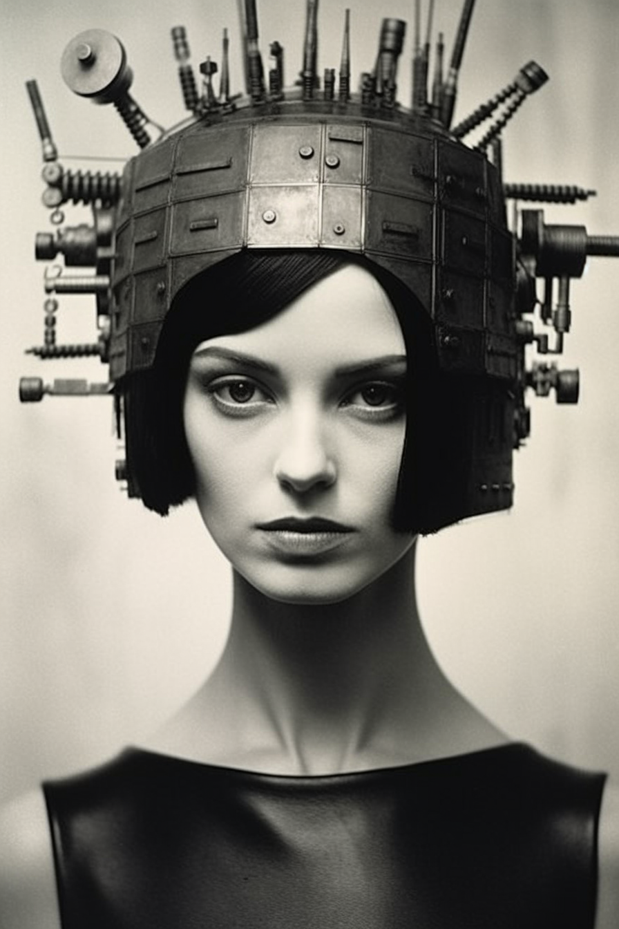 Human vs. Machine - A Portrait in Contrast Photo on Lummi